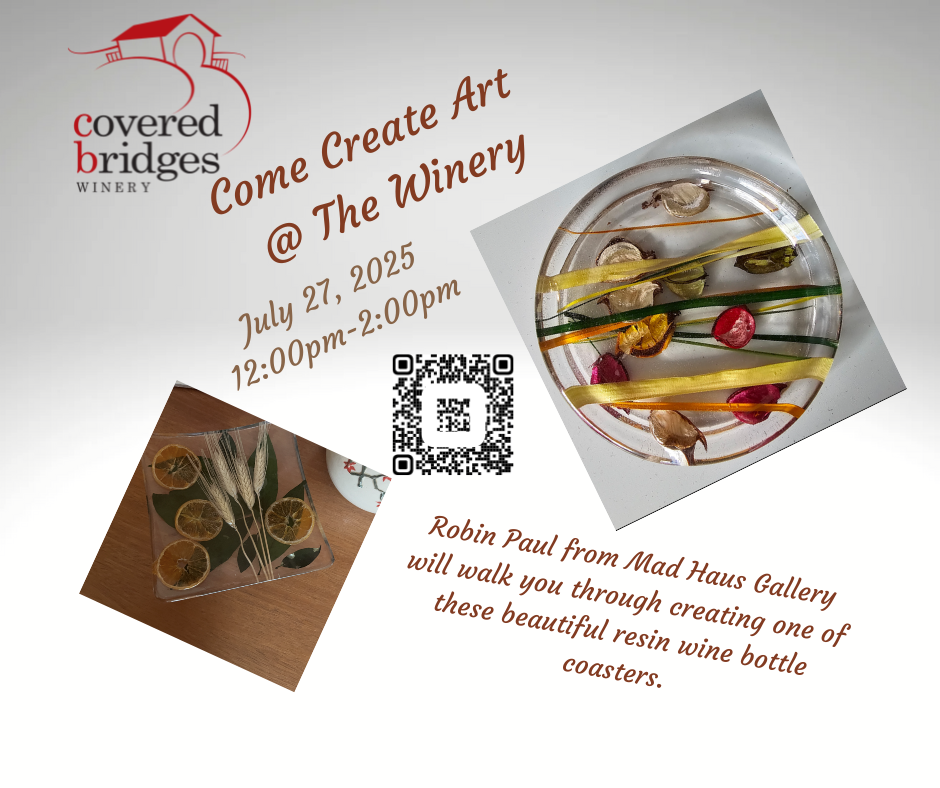 Wine Coaster Class | Covered Bridges Winery, LLC